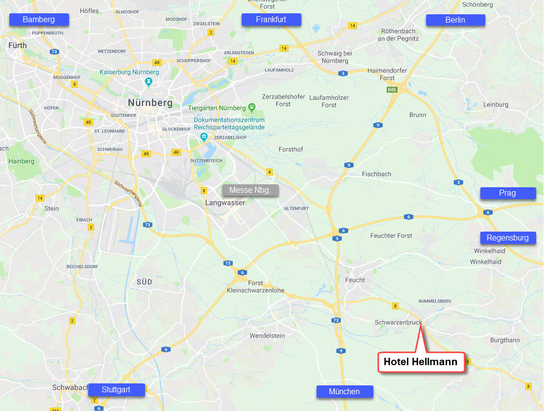 Anfahrt – Hotel Hellmann